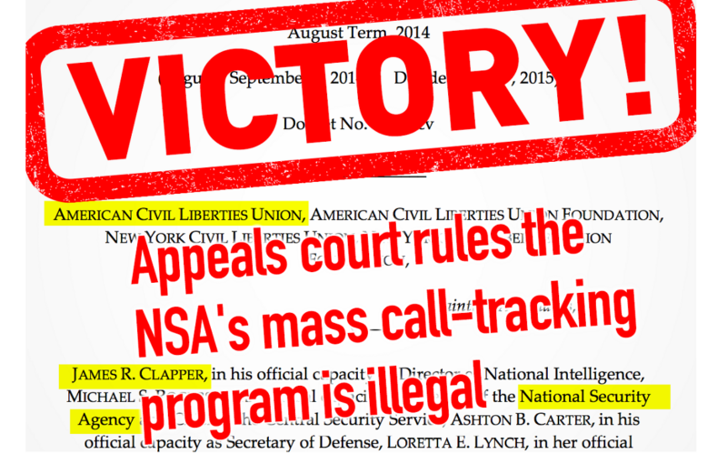 ACLU v. Clapper - Challenge to NSA Mass Call-Tracking Program ...
