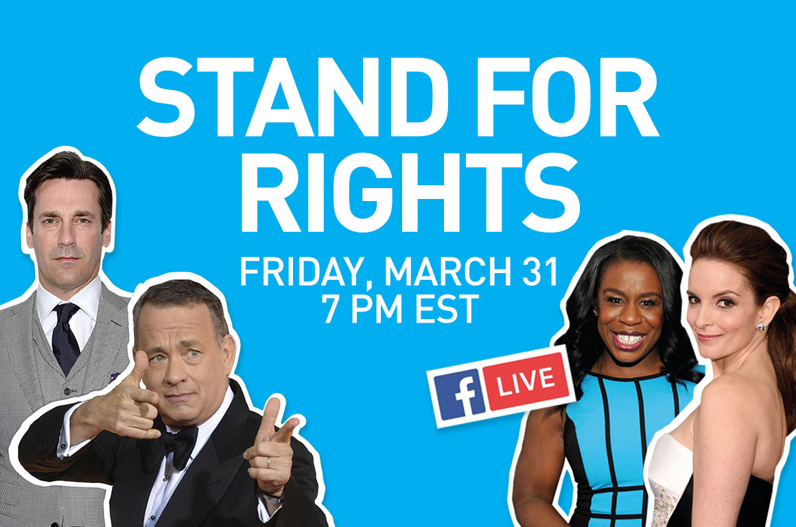 Tune in to Facebook Live Tonight and Help Us Stand for Everyone’s ...