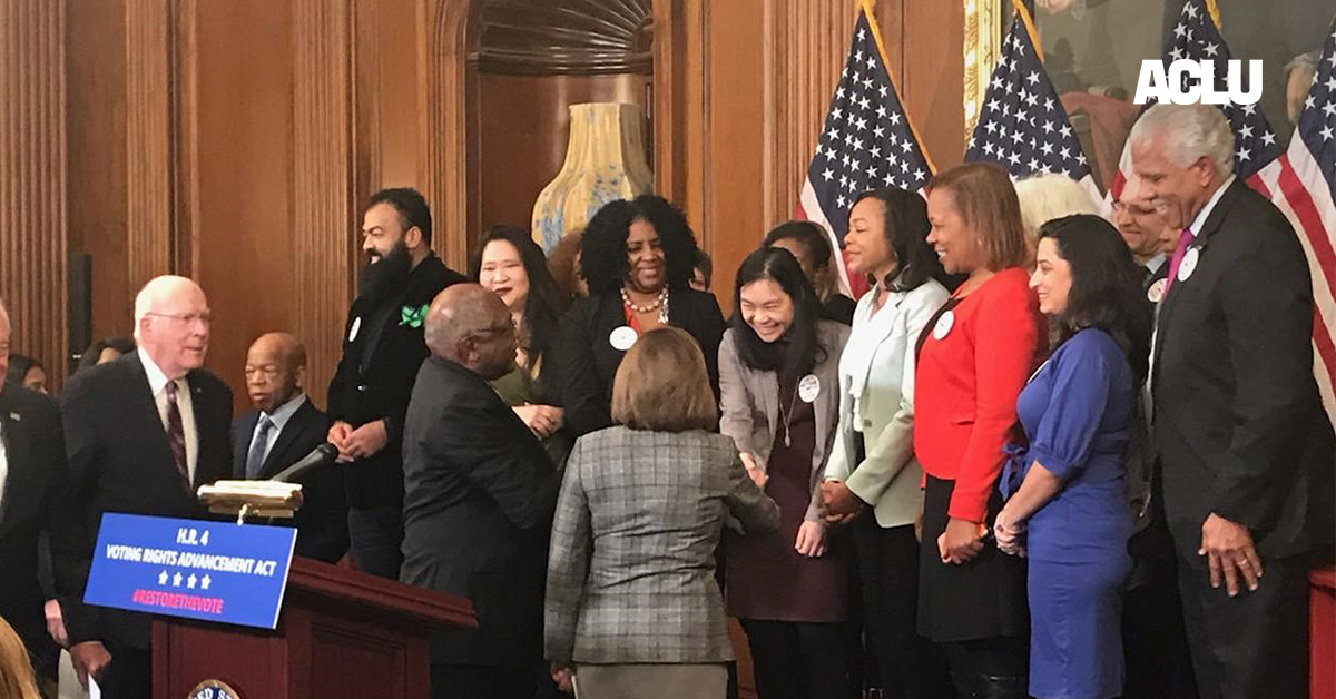 Congress Must Act to Protect the Right to Vote | American Civil ...