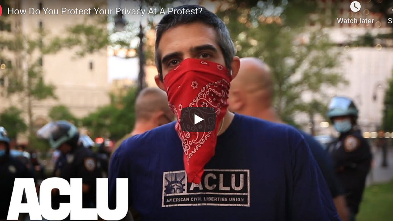 Know Your Rights While Protesting Police Brutality | American Civil ...