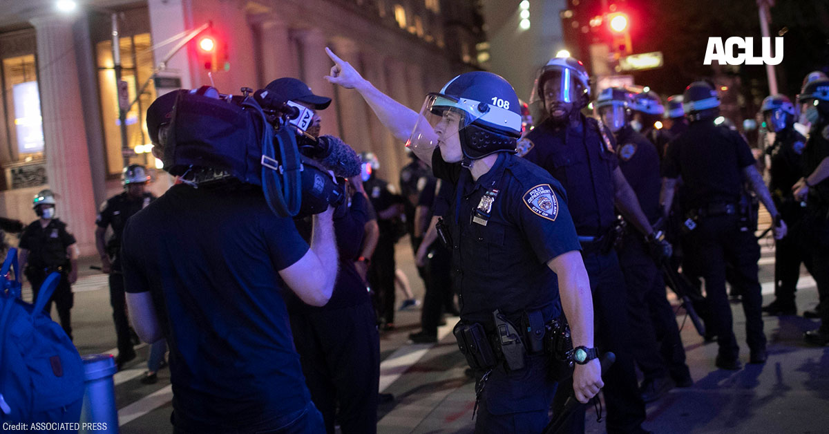 Police are Attacking Journalists at Protests. We’re Suing. | American ...