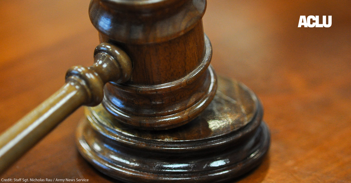 Justice Wins in Michigan | American Civil Liberties Union