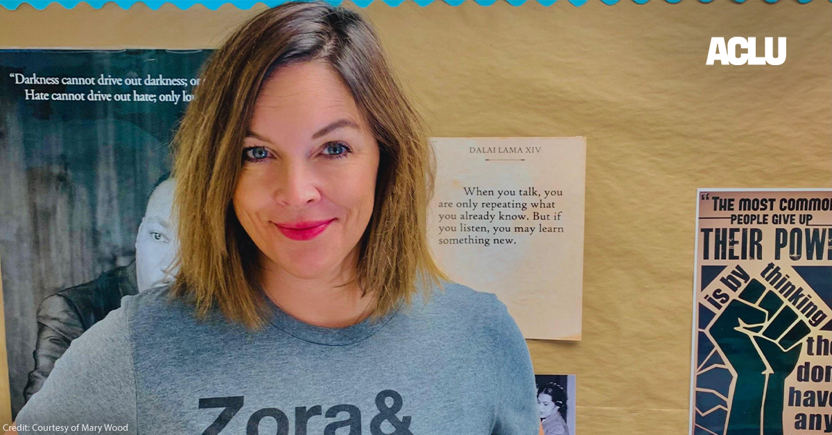 Meet Mary Wood, a Teacher Resisting Censorship | American Civil ...