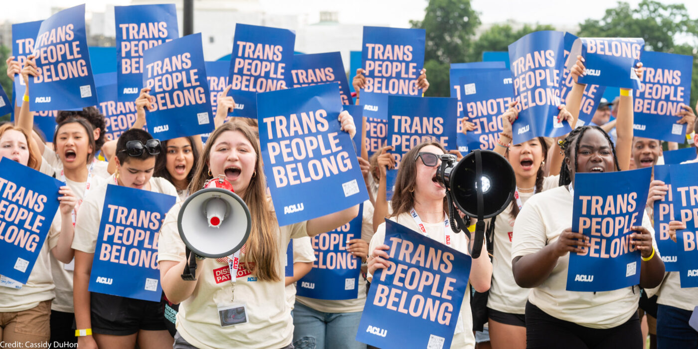 How I Fought for Trans Justice This Summer | American Civil Liberties Union