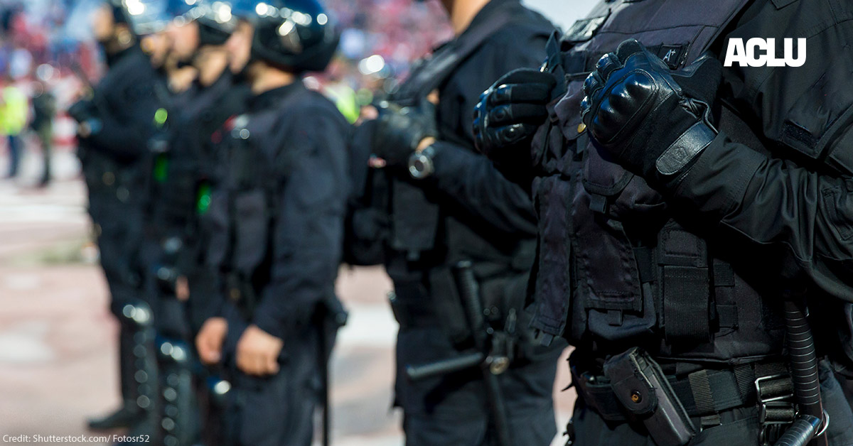 Unaccountable Police Units Are Wrong for Safety | American Civil ...