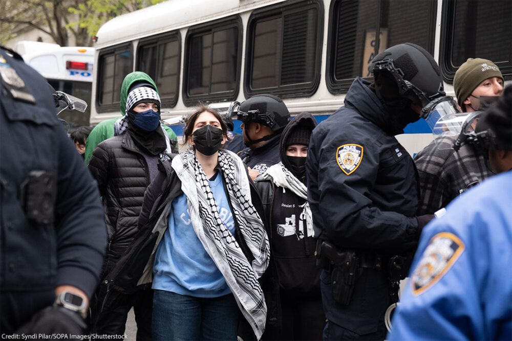 States Dust Off Obscure Anti-Mask Laws to Target Pro-Palestine ...