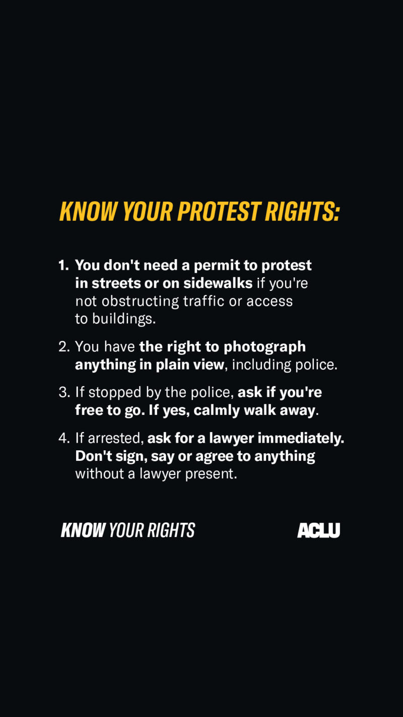 Know Your Rights, Share Your Rights | American Civil Liberties Union